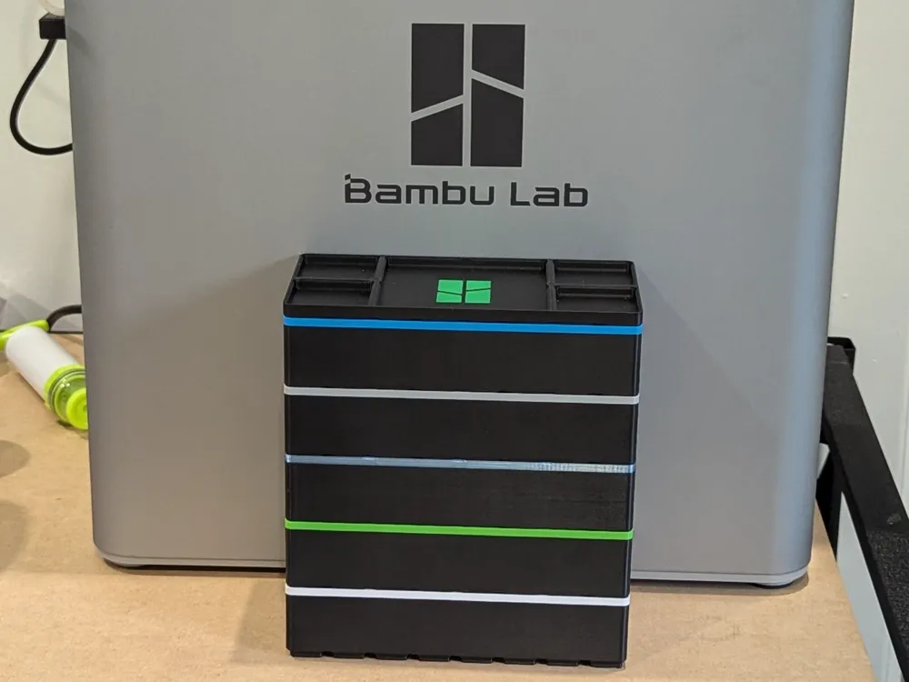 Gridfinity Bin Set for Bambu Printer Accessories by TooManyThings ...