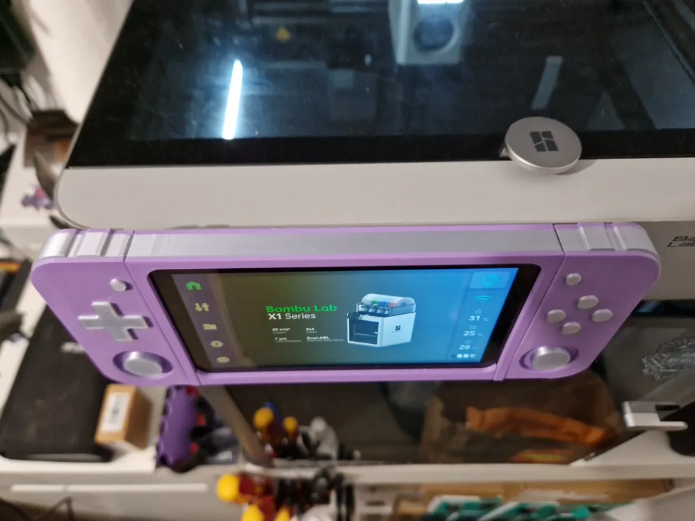 X1 Carbon Screen Decoration Anbernic RG351P by EmBy Designs - MakerWorld
