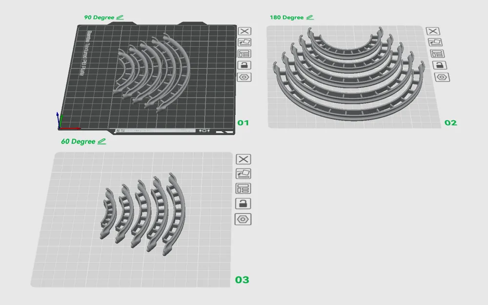 90°, 180°, or 60° PTFE Bowden tube bend guide - Free 3D Print Model ...