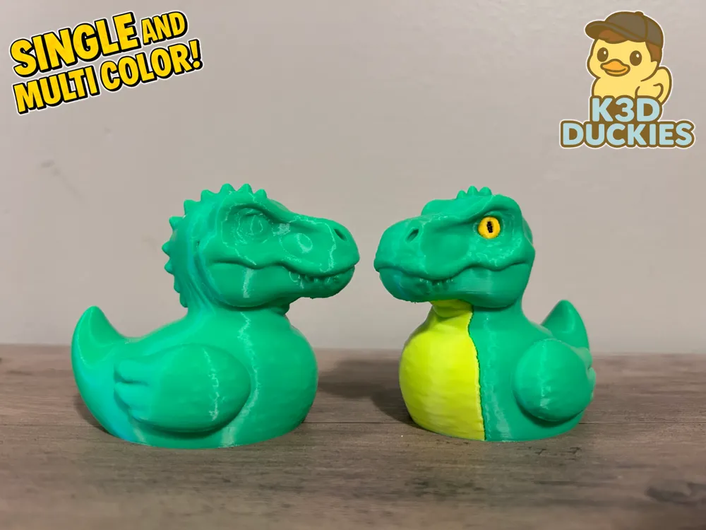 T-Rex Duck - Free 3D Print Model - MakerWorld