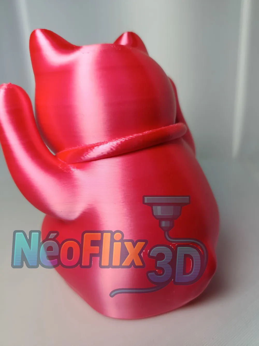 Chat Chinois Porte-Bonheur 2026 - Modèle d'Impression 3D Gratuit ...