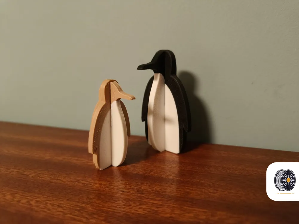 Cute Penguin Kit Card | AMS Ready, two sizes by Mike.stl MakerWorld ...
