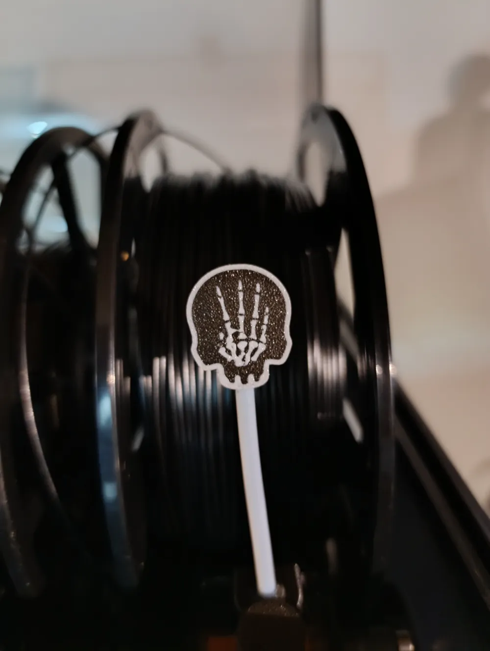 Skull Filament AMS Anti tangle PTFE Guide - Free 3D Print Model ...