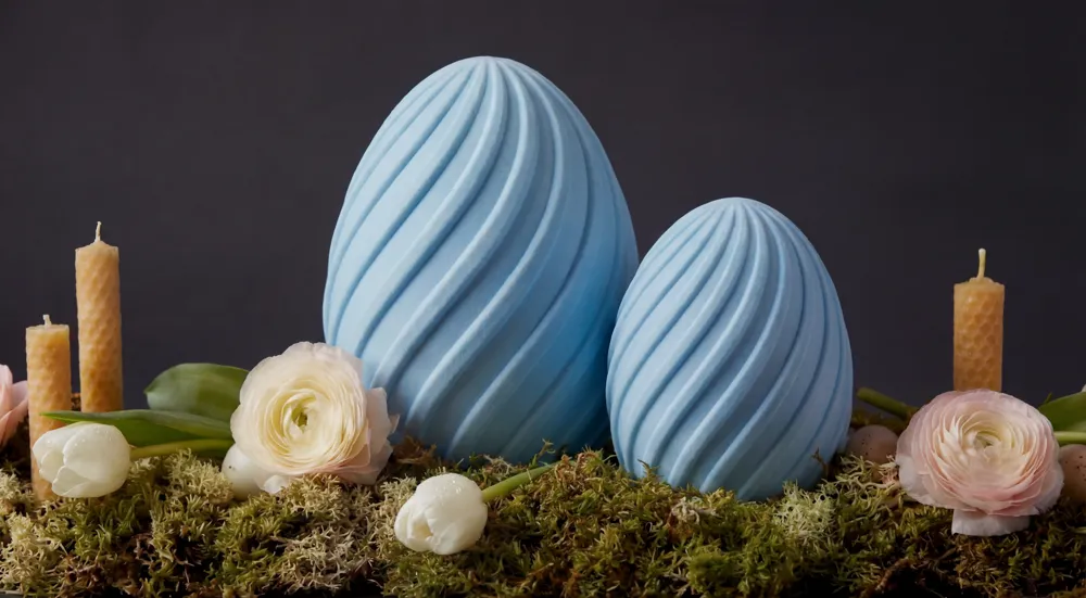 Spiral Easter Eggs - Free 3D Print Model - MakerWorld