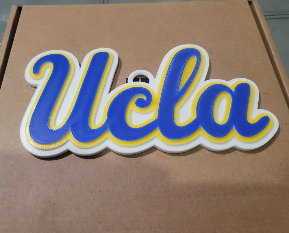 UCLA 3d logo 180mm series by mercadogarzas - MakerWorld