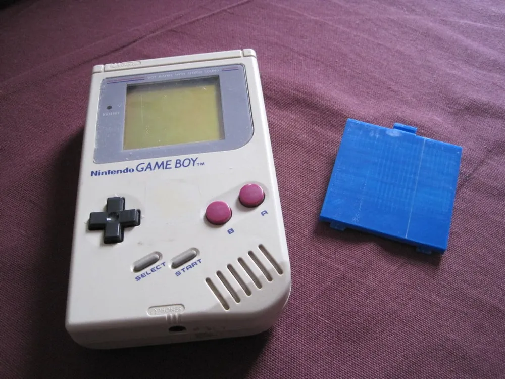 Nintendo GameBoy battery cover Remixed by james.e.nelson - MakerWorld
