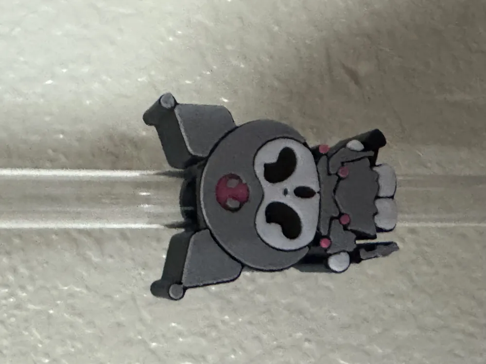 Kuromi Ghostface Straw Topper by Wesley MakerWorld: Download Free 3D Models