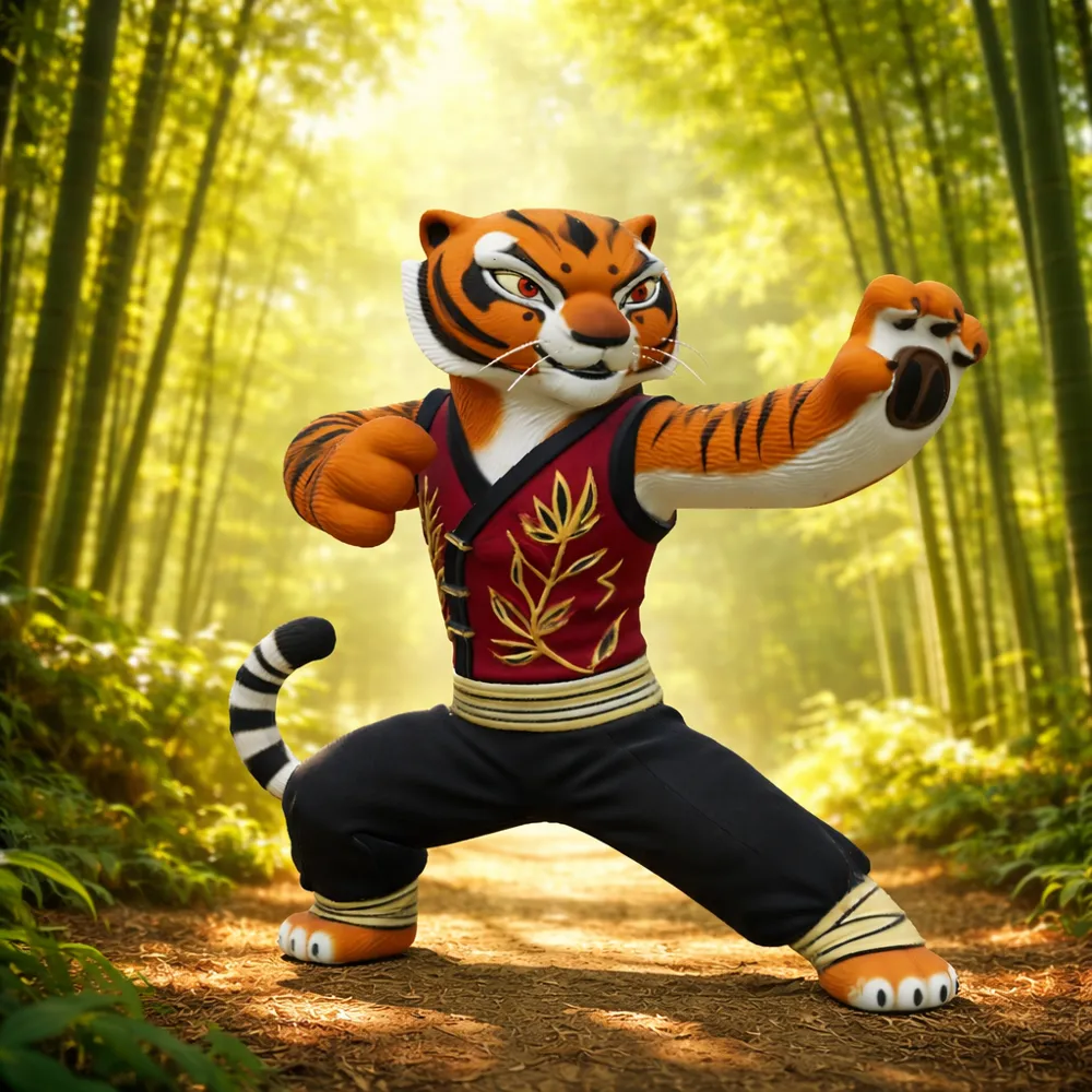 Tigress - Kung Fu Panda - Free 3D Print Model - MakerWorld