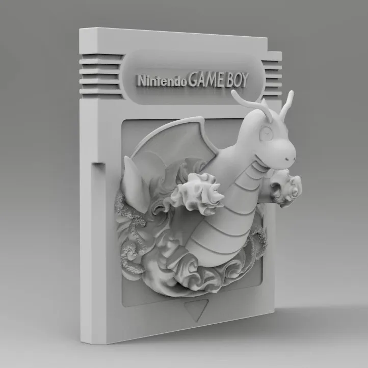 Dragonite Pokemon Game Boy Cartridge by Nostalgic 3D MakerWorld ...