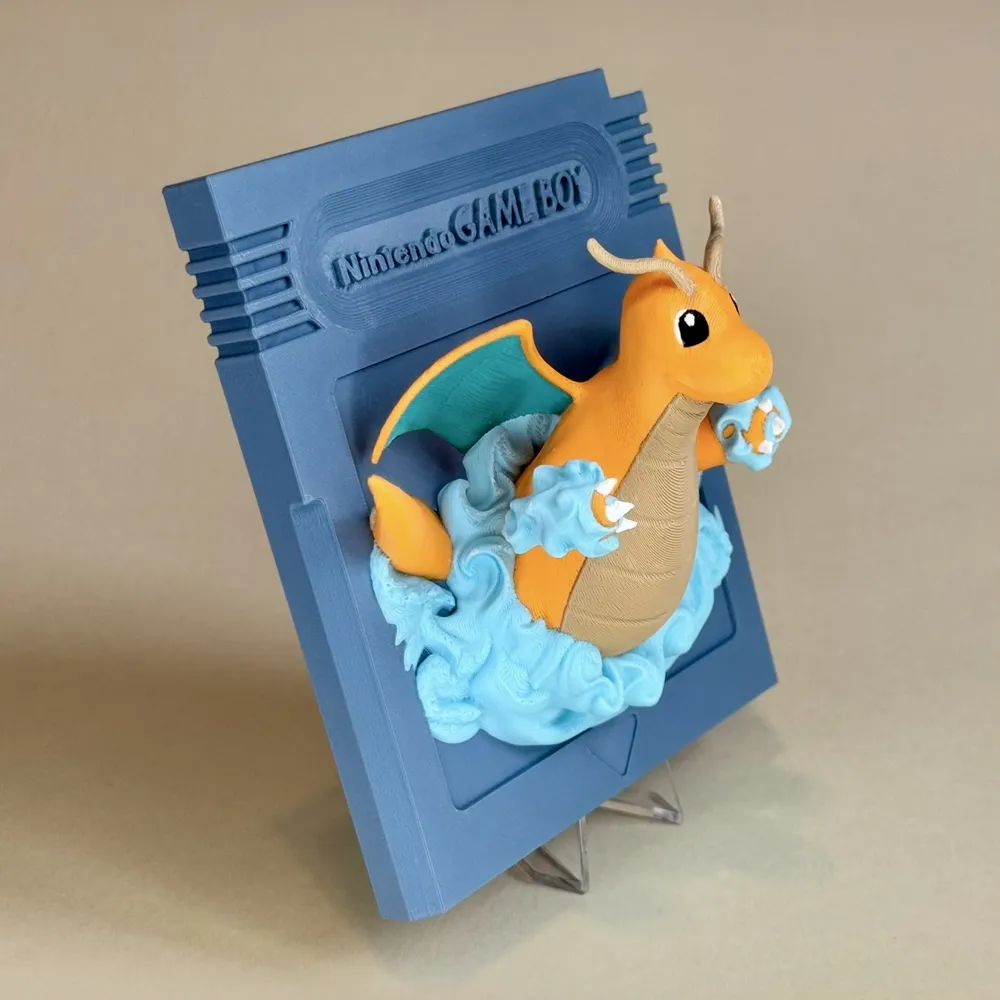Dragonite Pokemon Game Boy Cartridge by Nostalgic 3D MakerWorld ...