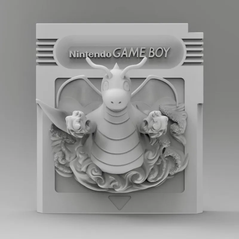 Dragonite Pokemon Game Boy Cartridge by Nostalgic 3D MakerWorld ...