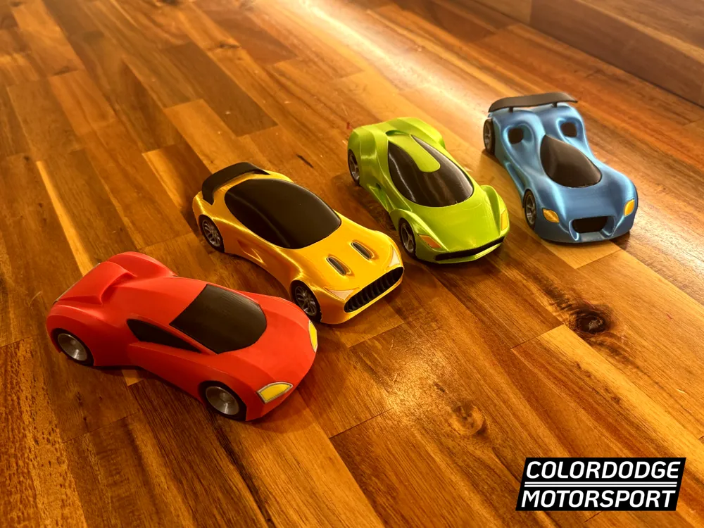 Colordodge Motorsport Corvus Toy Car Kit by colordodge - MakerWorld