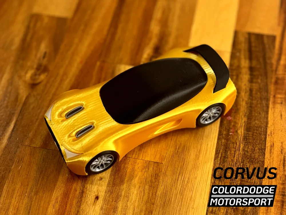 Colordodge Motorsport Corvus Toy Car Kit by colordodge - MakerWorld