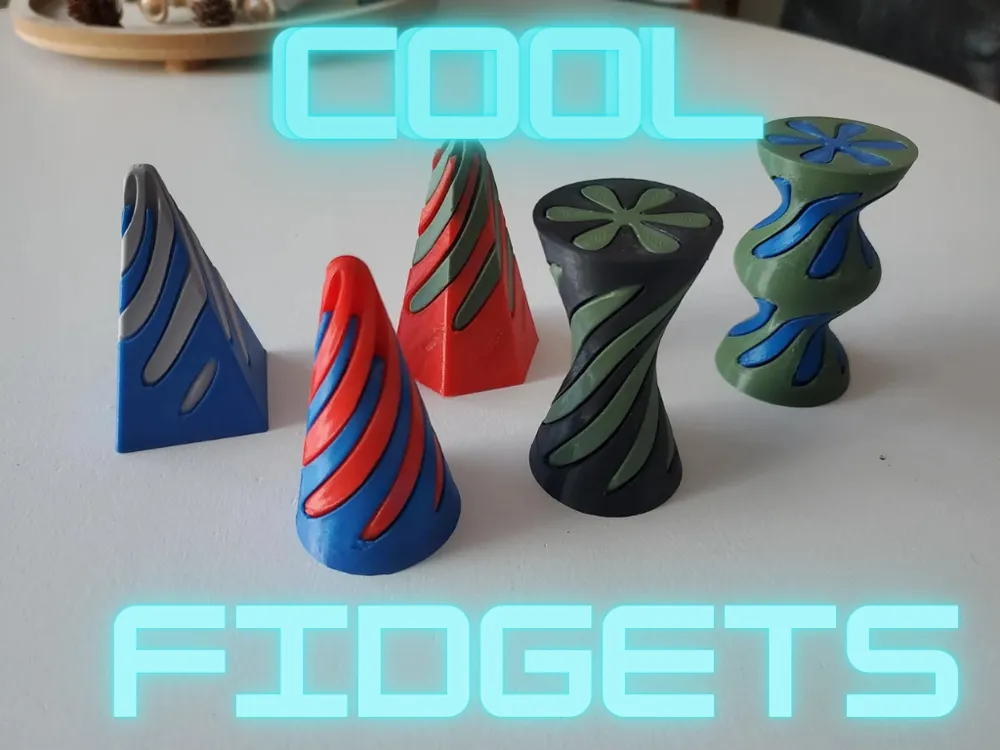 Cool Spiral fidgets Remixed by worldy - MakerWorld