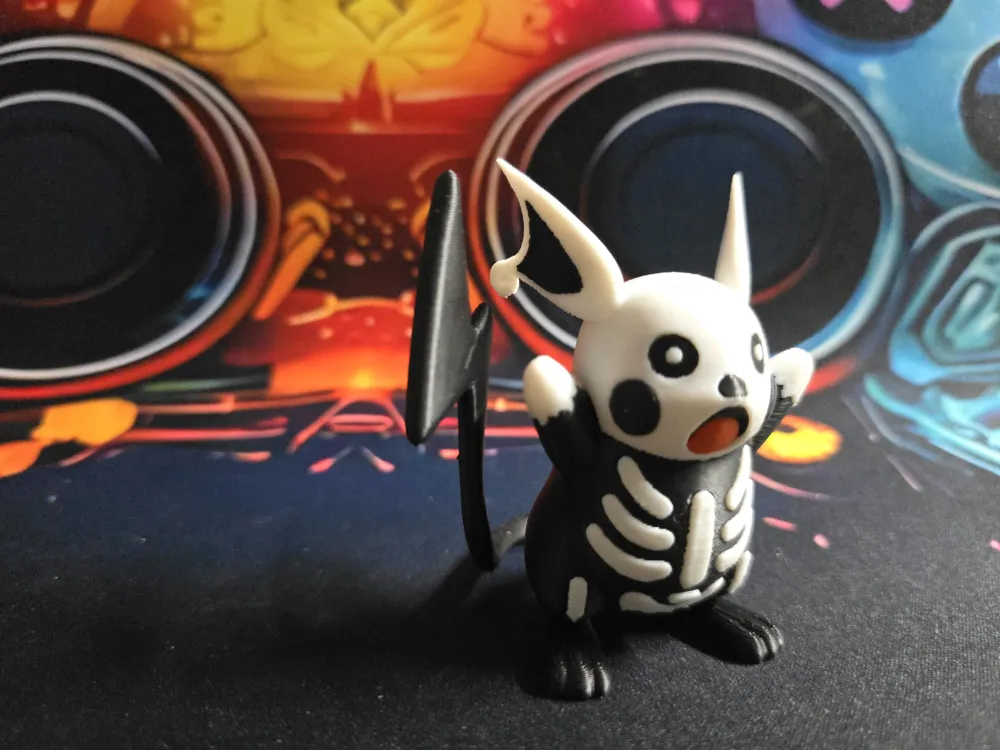 Halloween Raichu by Print Pulse Creations MakerWorld: Download Free 3D Models