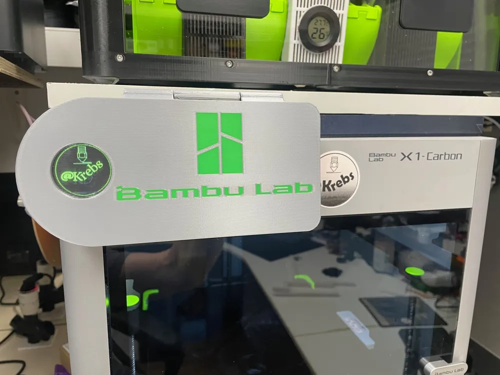 Panda Knomi X1Carbon Front Cover - Free 3D Print Model - MakerWorld