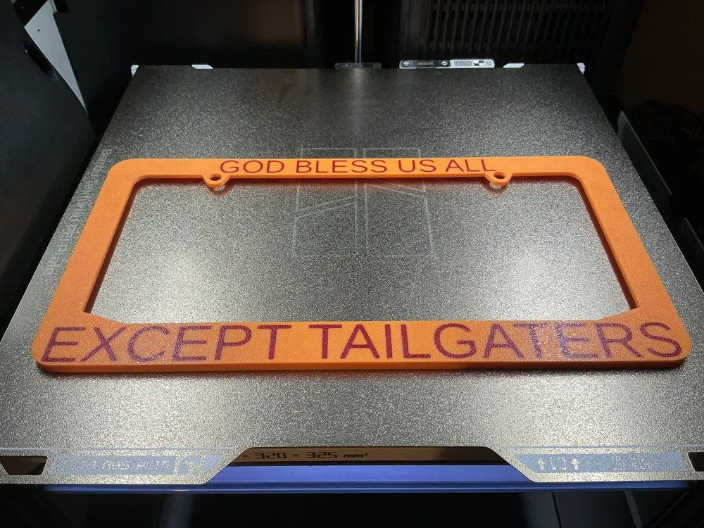LICENSE PLATE FRAME CONFIGURATOR - Free 3D Print Model - MakerWorld