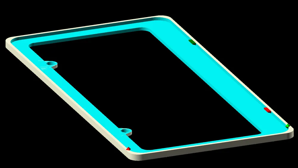 LICENSE PLATE FRAME CONFIGURATOR - Free 3D Print Model - MakerWorld