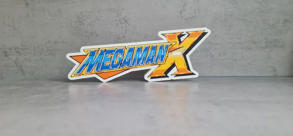 Mega Man X Logo / Sign - Free 3D Print Model - MakerWorld
