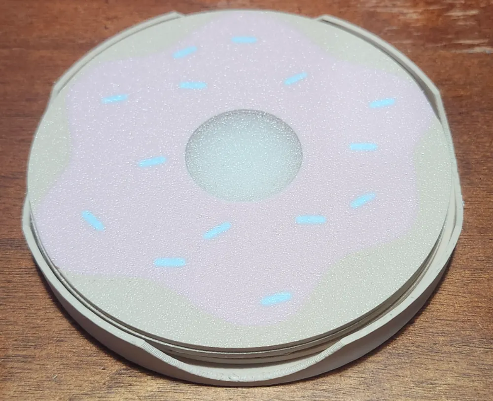 Homer Donut Coasters by Sean's Crazy Customs - MakerWorld