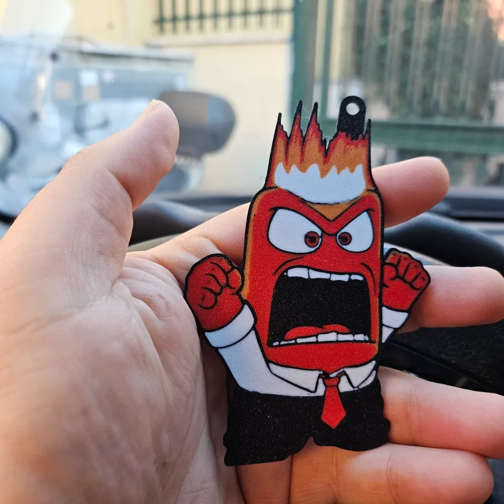 Angry keychain by batsy87 - MakerWorld