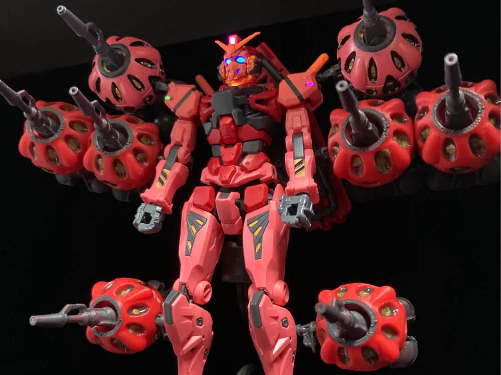 Red Gundam bit unit by potiko555 MakerWorld: Download Free 3D Models