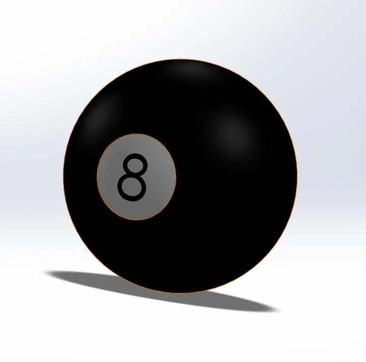 8 Ball Pool - Real Size - Free 3D Print Model - MakerWorld