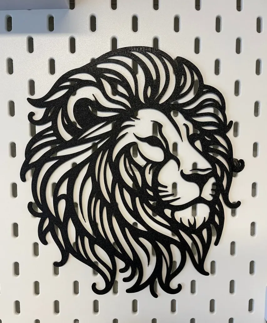 2D Logo Lion - Free 3D Print Model - MakerWorld