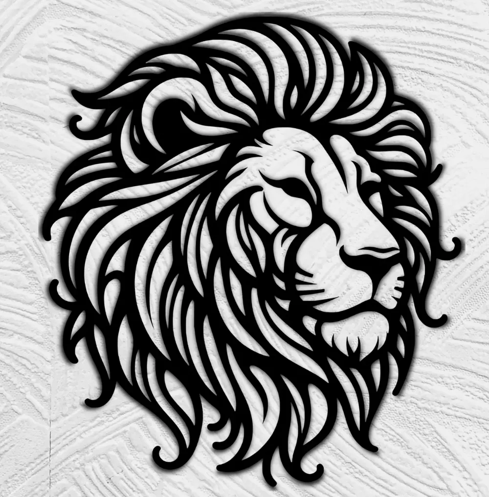 2D Logo Lion - Free 3D Print Model - MakerWorld