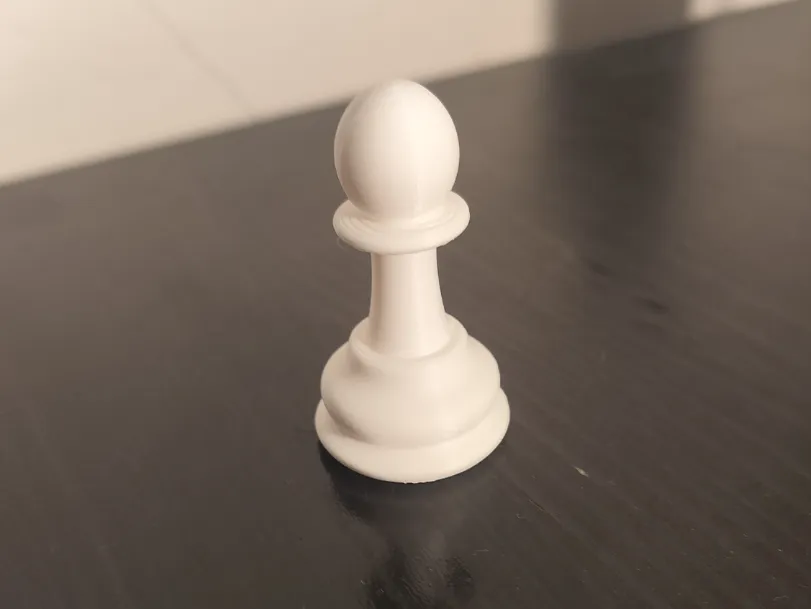 Chess Pawn, Official Size - Free 3D Print Model - MakerWorld
