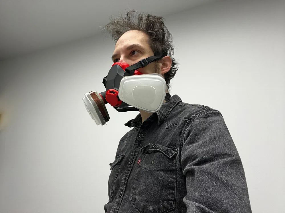 Fully Functional Gas Mask by One Maker Show MakerWorld: Download Free ...