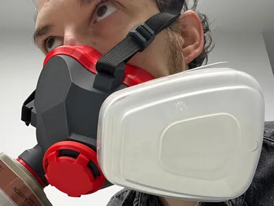 Fully Functional Gas Mask by One Maker Show - MakerWorld