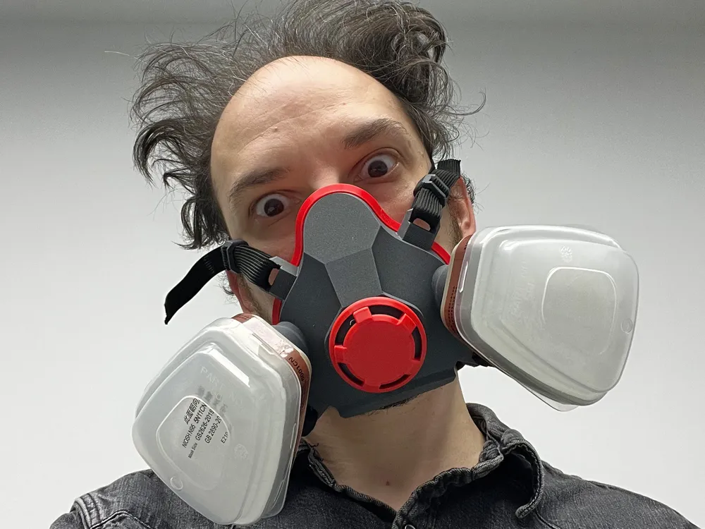 Fully Functional Gas Mask by One Maker Show - MakerWorld