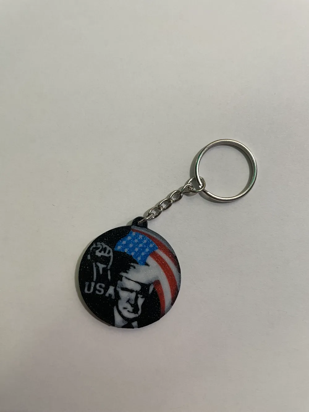 President Trump's Triumph After attack Keychain by House of 3D - MakerWorld