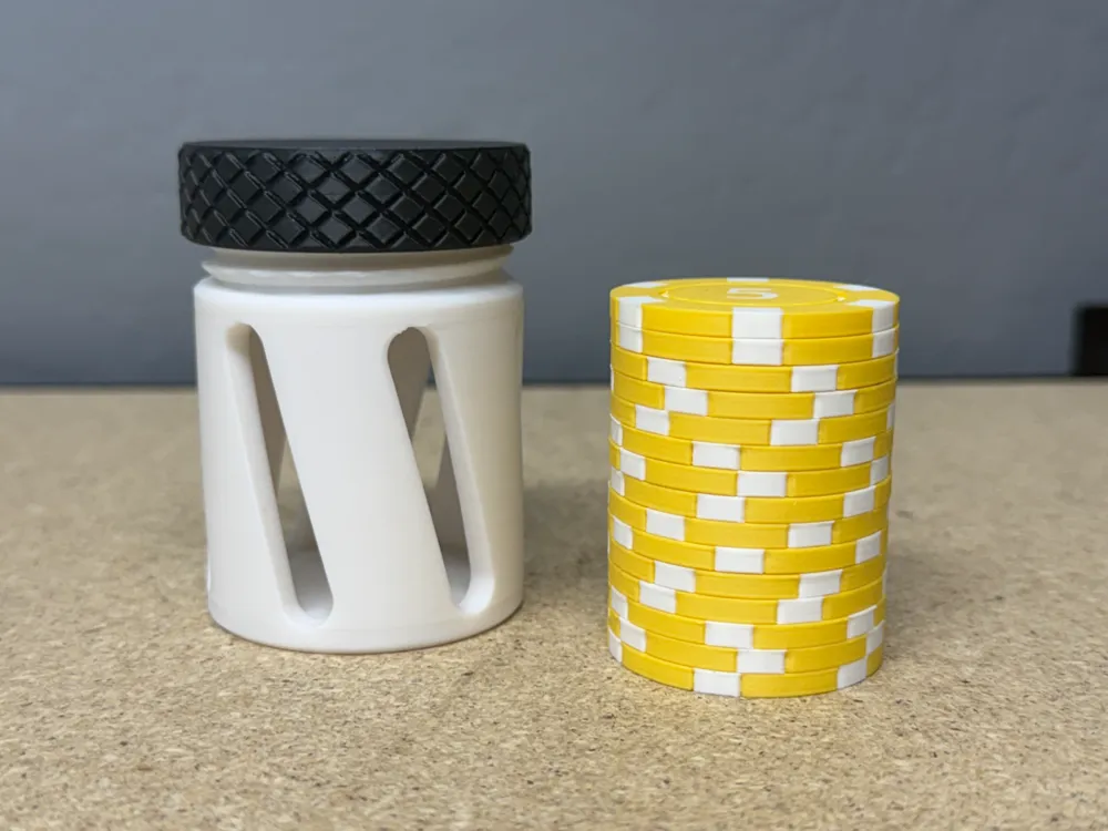 Poker Chip Storage Container | 16pcs Capacity by Andrew MakerWorld ...