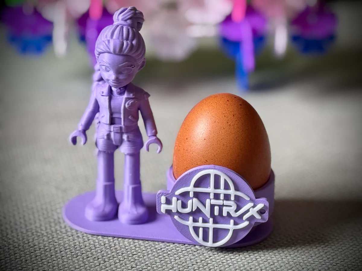 Huntrix RUMI Easter Egg Cup / Holder - Free 3D Print Model - MakerWorld