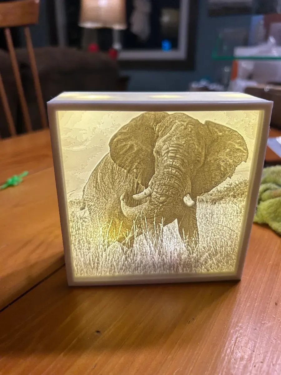 4"x4" Double Sided Lithophane Box - Free 3D Print Model - MakerWorld