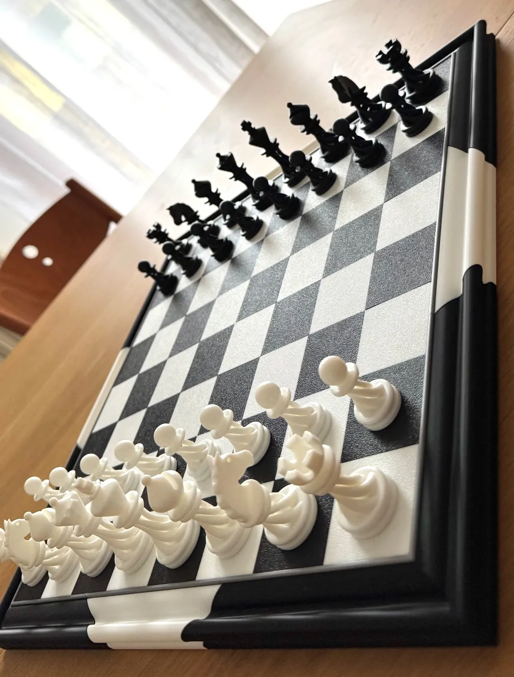 Spiral Design Magnetic Chess Pieces - Free 3D Print Model - MakerWorld