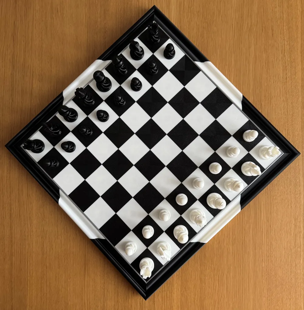 Spiral Design Magnetic Chess Pieces - Free 3D Print Model - MakerWorld