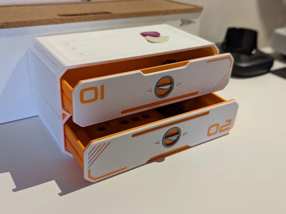 Futuristic Sci-Fi Drawer Organizer by plaslinger MakerWorld: Download ...
