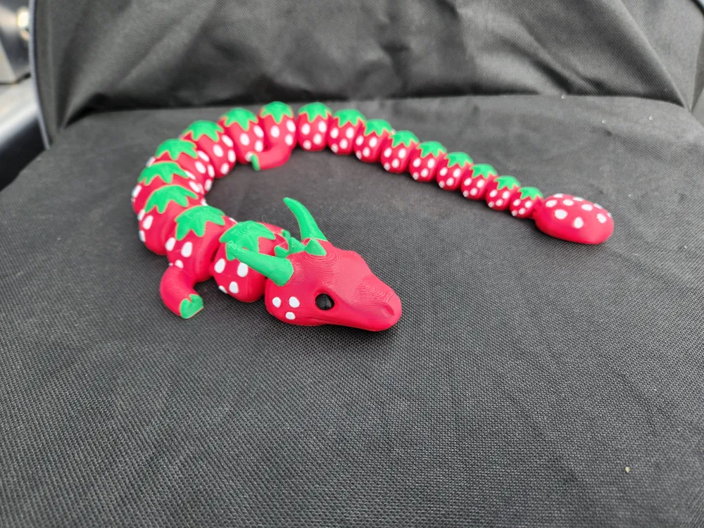 Strawberry Dragon – Flexi Model Release! by Slayer3D MakerWorld ...