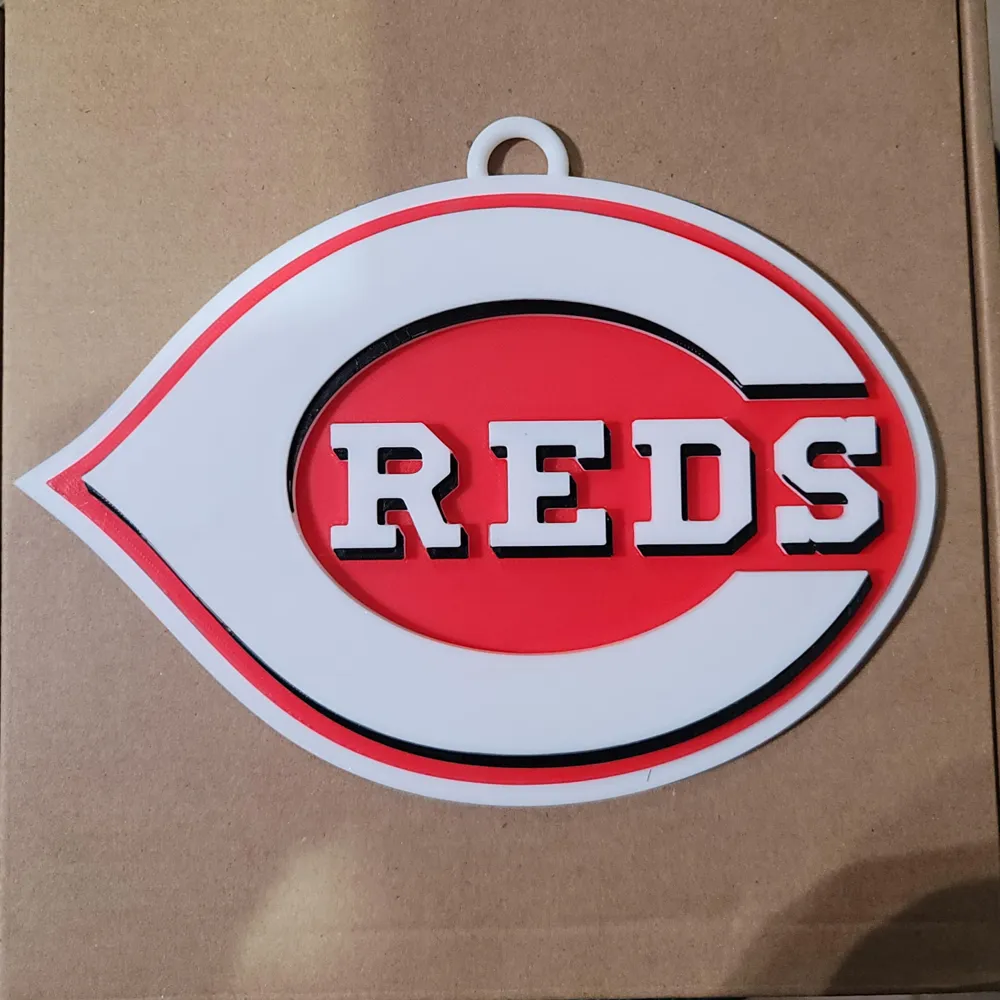 CINCINNATI REDS 3D Logo 180mm series by mercadogarzas MakerWorld ...