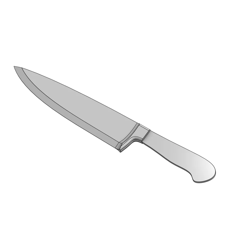 Kitchen Knife Prop by Maaktamee MakerWorld: Download Free 3D Models