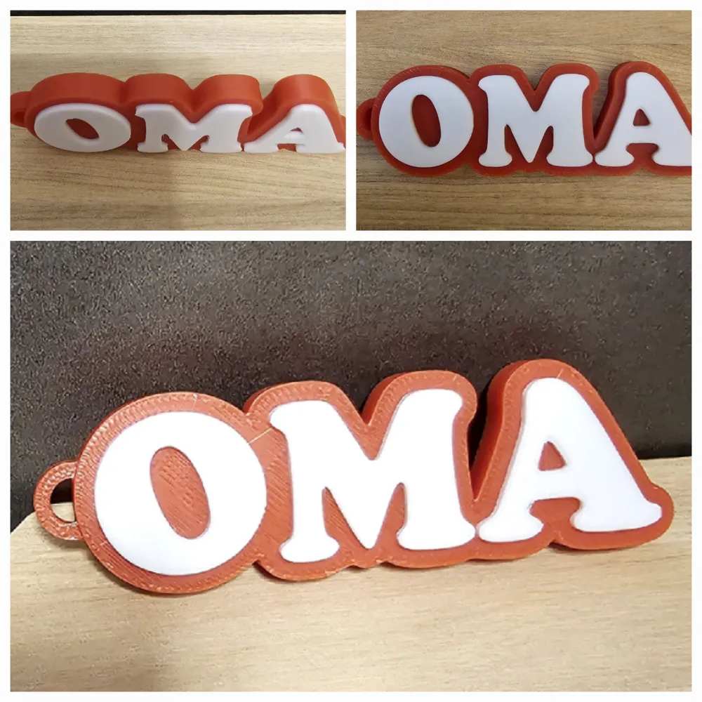 Schlüsselanhänger Oma by Yvonne&Florian - MakerWorld