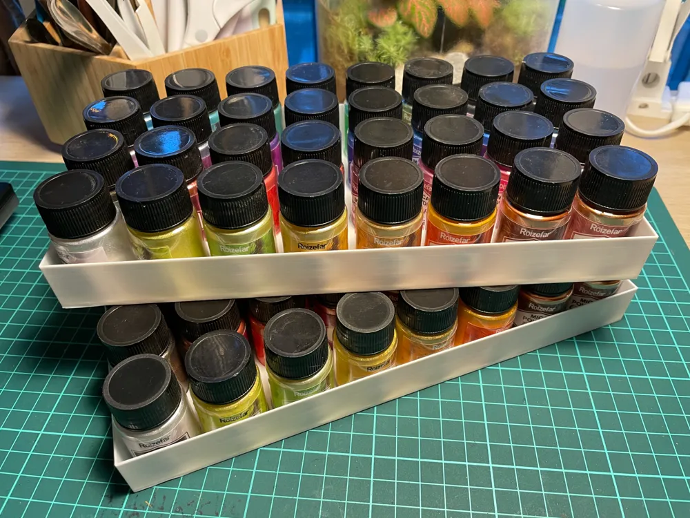 Mica Powder Tray (32 Bottles) by Nuim - MakerWorld