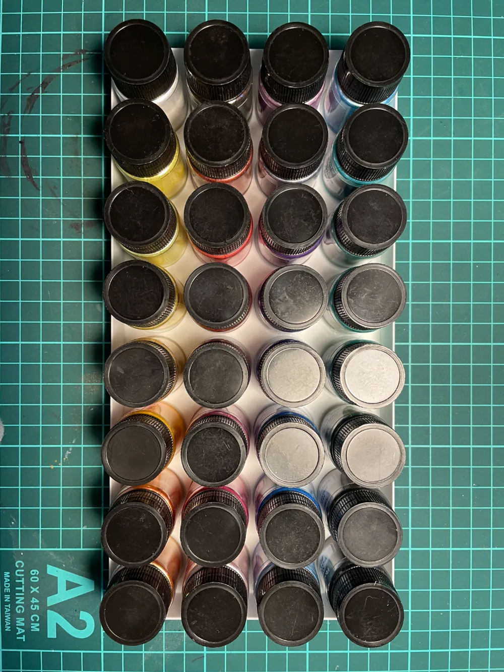 Mica Powder Tray (32 Bottles) by Nuim - MakerWorld