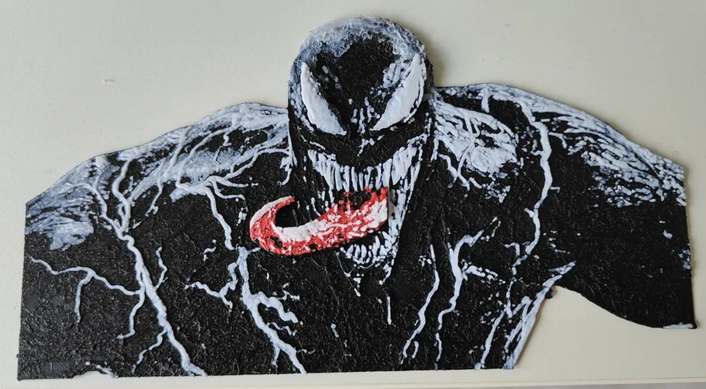 Venom Ultra Realistic Hueforge by fabiuscom - MakerWorld