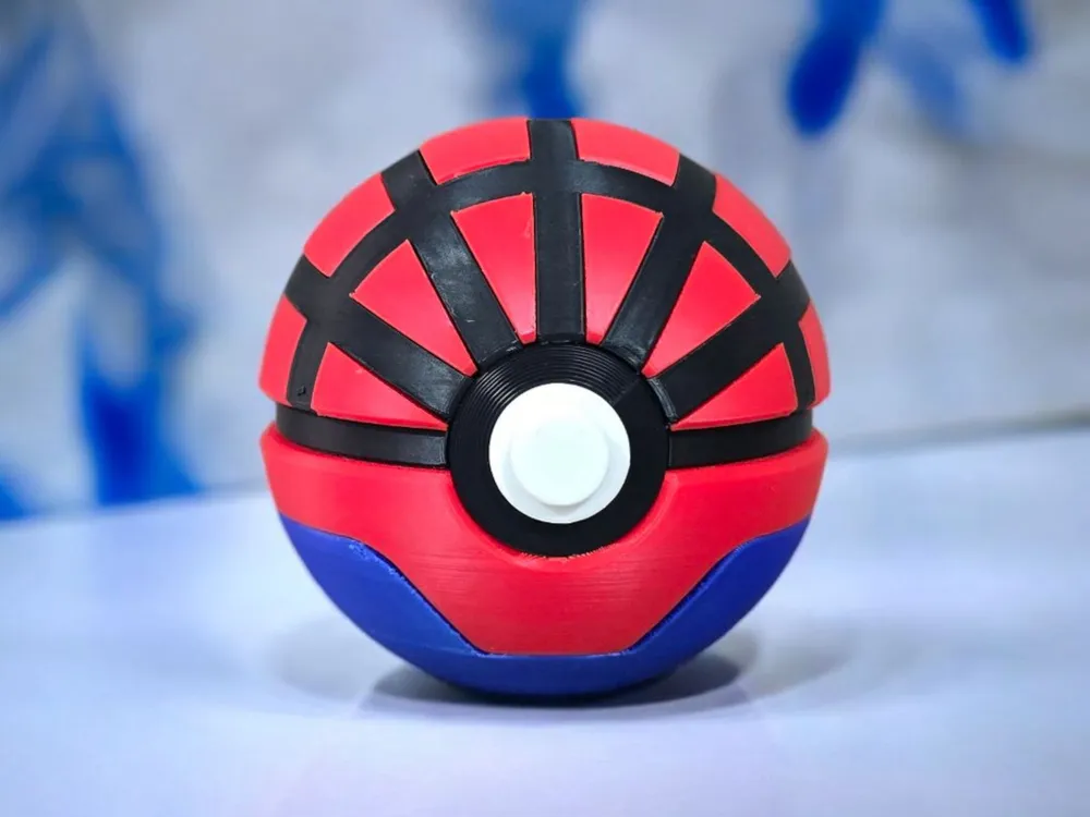 Spider-Man Pokéball - Multipart - Free 3D Print Model - MakerWorld