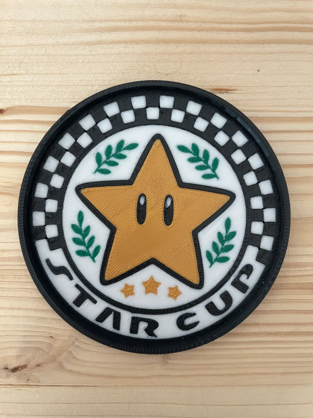 mario kart star cup coaster by Andr3d - MakerWorld