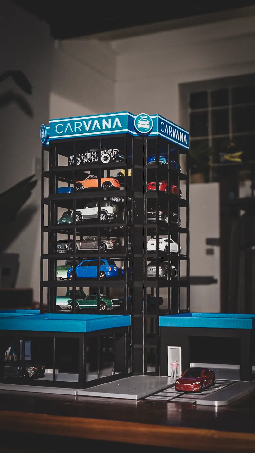 Carvana (1:64 Scale) Showroom Hot Wheels Storage - Free 3D Print Model ...